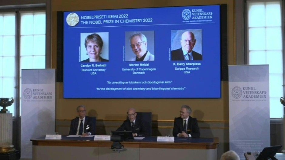 Two Americans and a Dane win chemistry Nobel - eNCA