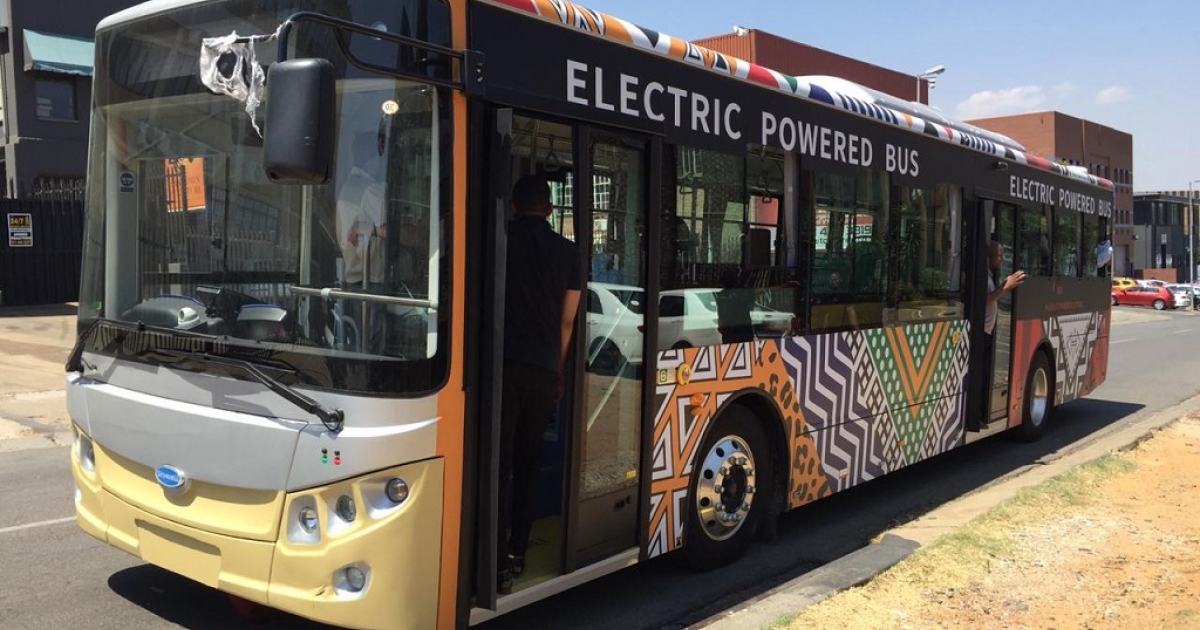 Minister Mitchell and Golden Arrow launch first active electric bus in ...