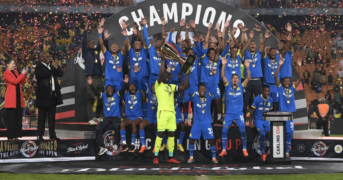 Carling Black Label Cup | Sundowns thrash Pirates to secure title | eNCA