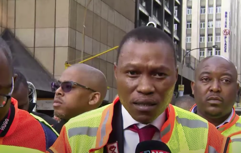 Joburg leaders visit explosion site - eNCA