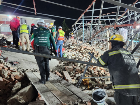 George building collapse | Teams scramble to rescue dozens trapped ...