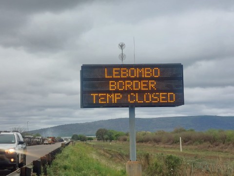 Lebombo Border Post remains closed to traffic - eNCA