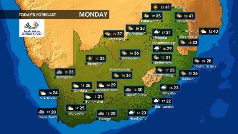 Weather forecast | Monday, 16 December 2024 - eNCA