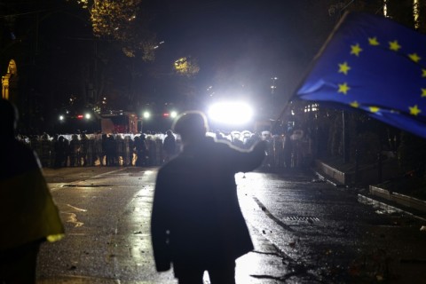 Thousands defy Georgia government threats to stage new rally - eNCA