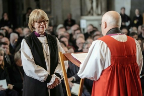 Anglican church's first female leader confirmed at London service - eNCA