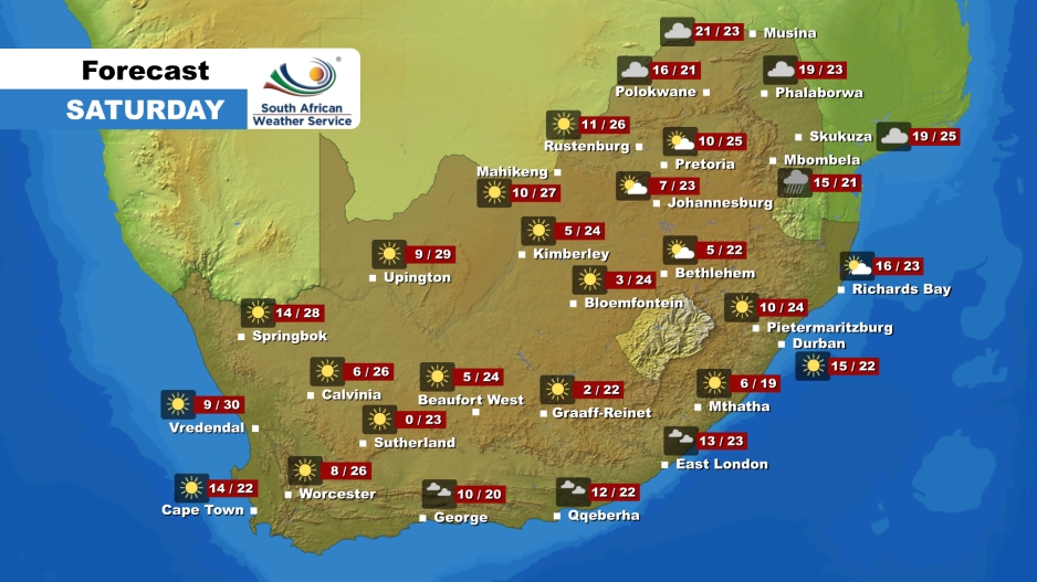 Weather Forecast - Saturday, 15 April 2023 | eNCA