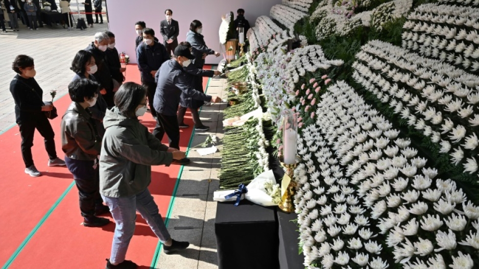 Grief, prayers and anger at South Korea crowd crush memorial | eNCA