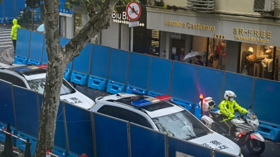 China police out in force after anti-lockdown protests | eNCA